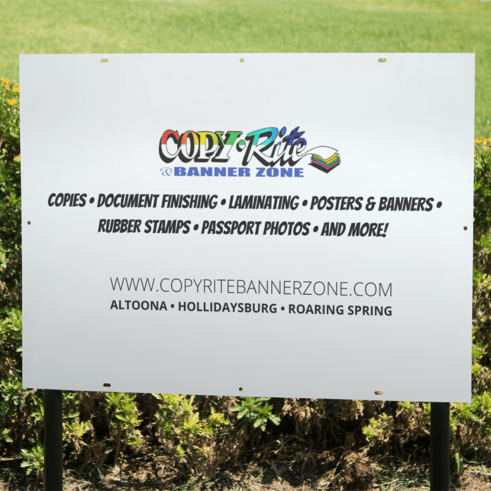 UV-Cured Printing Now Available | Copyrite Banner Zone